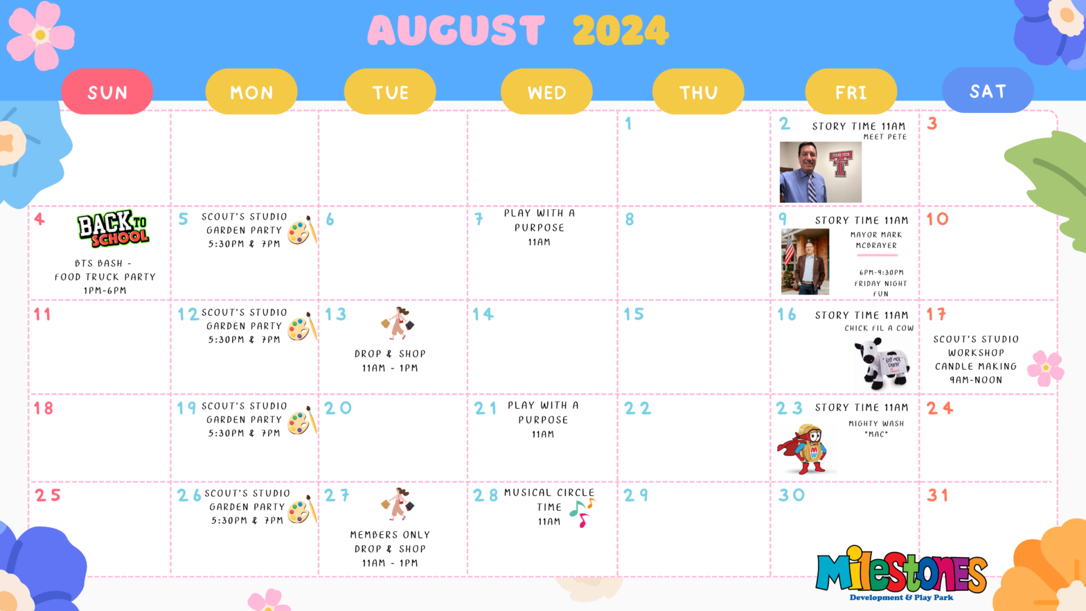 Classes & Events – Milestones Park